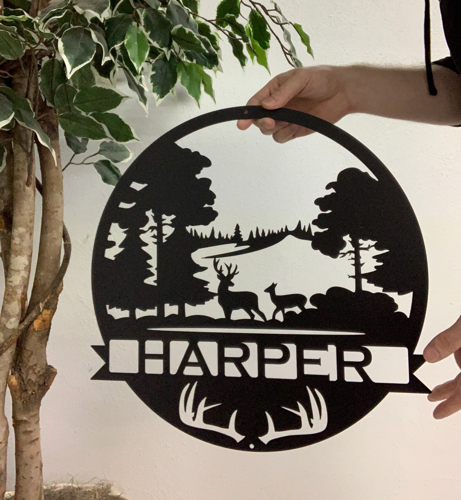 Custom Metal Hunting Sign - Etsy