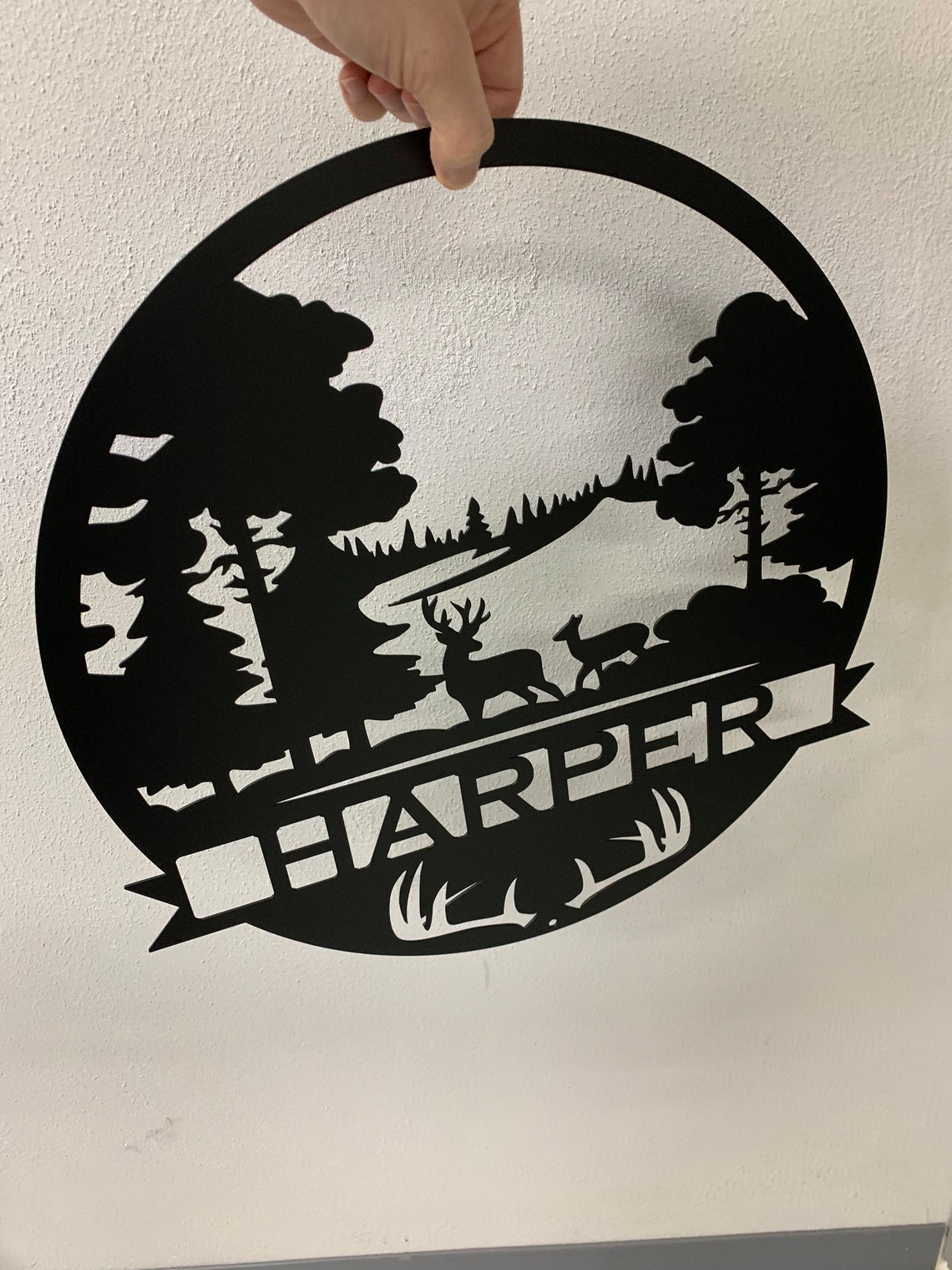 Custom Metal Hunting Sign | Etsy