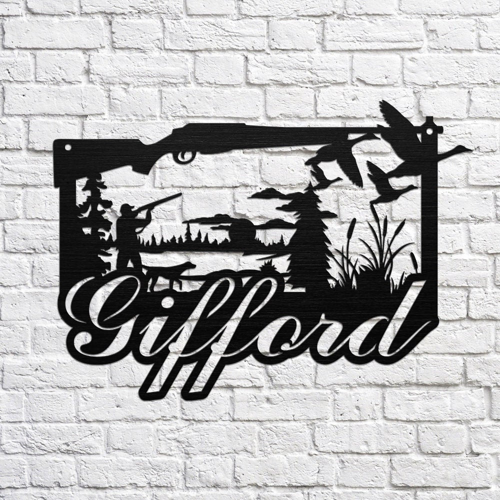 Custom Metal Duck Hunting Sign | Etsy