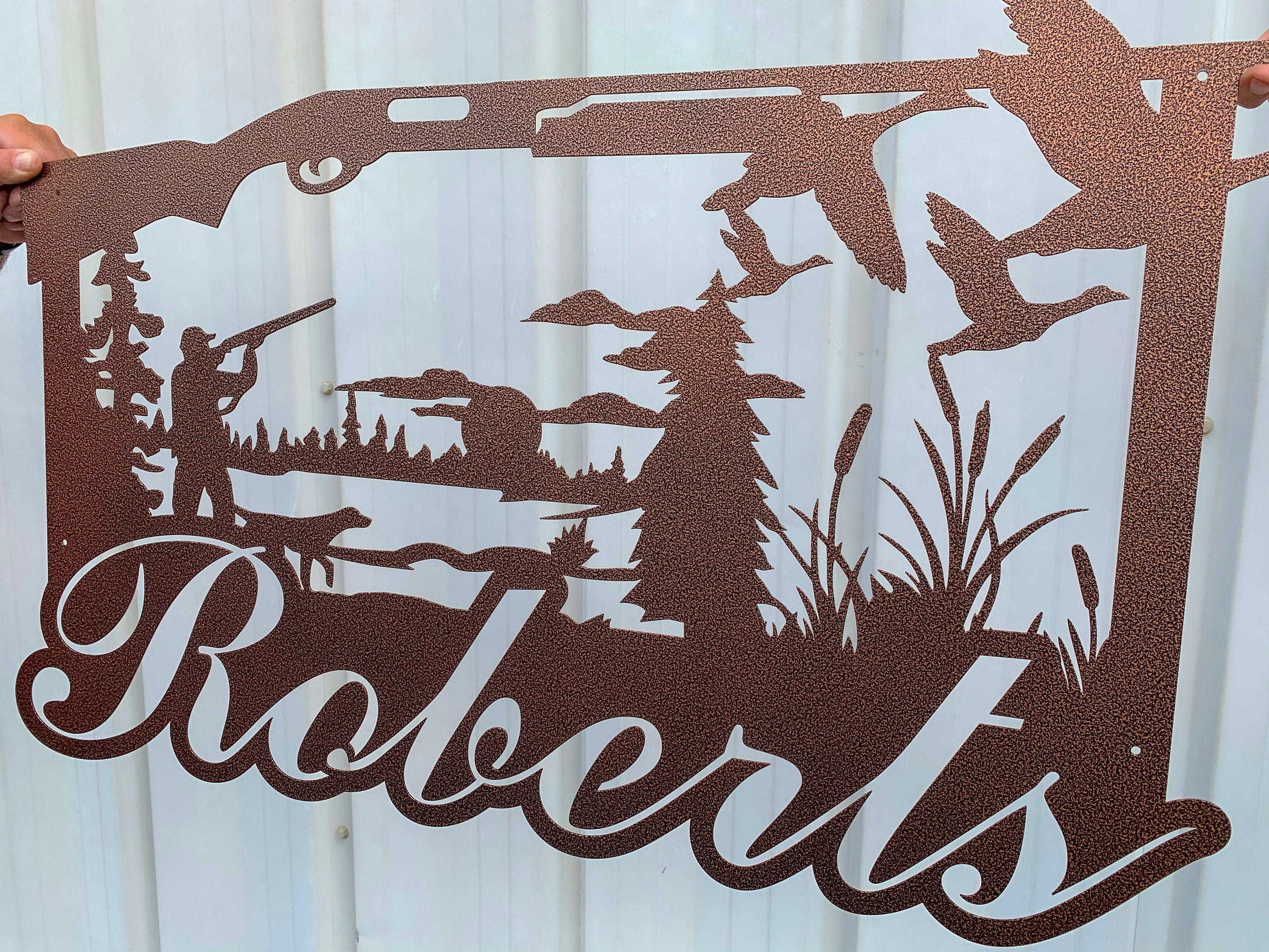 Custom Metal Duck Hunting Sign | Etsy