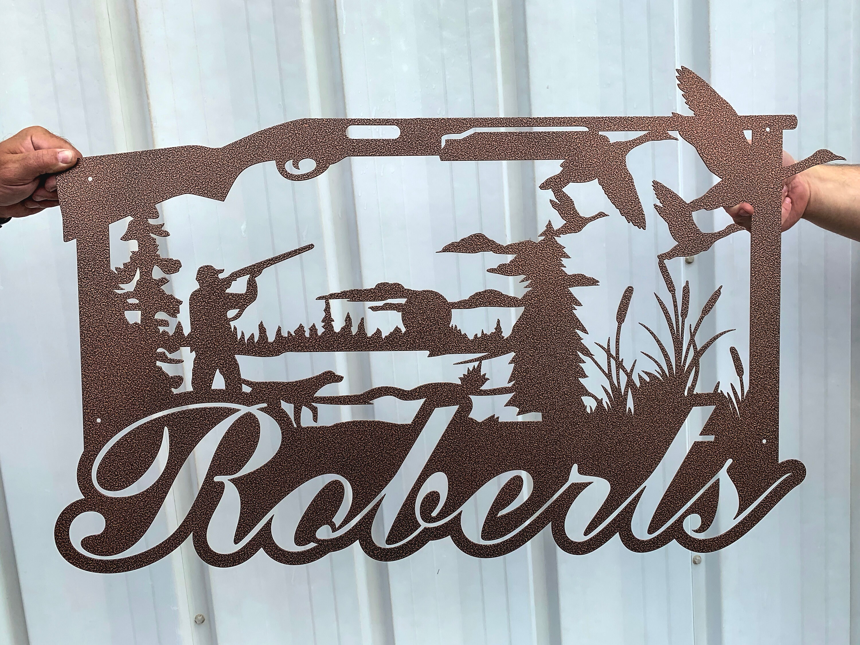 Custom Metal Duck Hunting Sign | Etsy