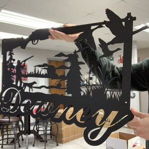 Custom Metal Duck Hunting Sign - Etsy