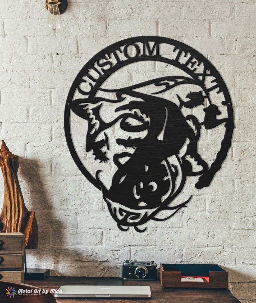 Metal Catfish Custom Monogram - Etsy