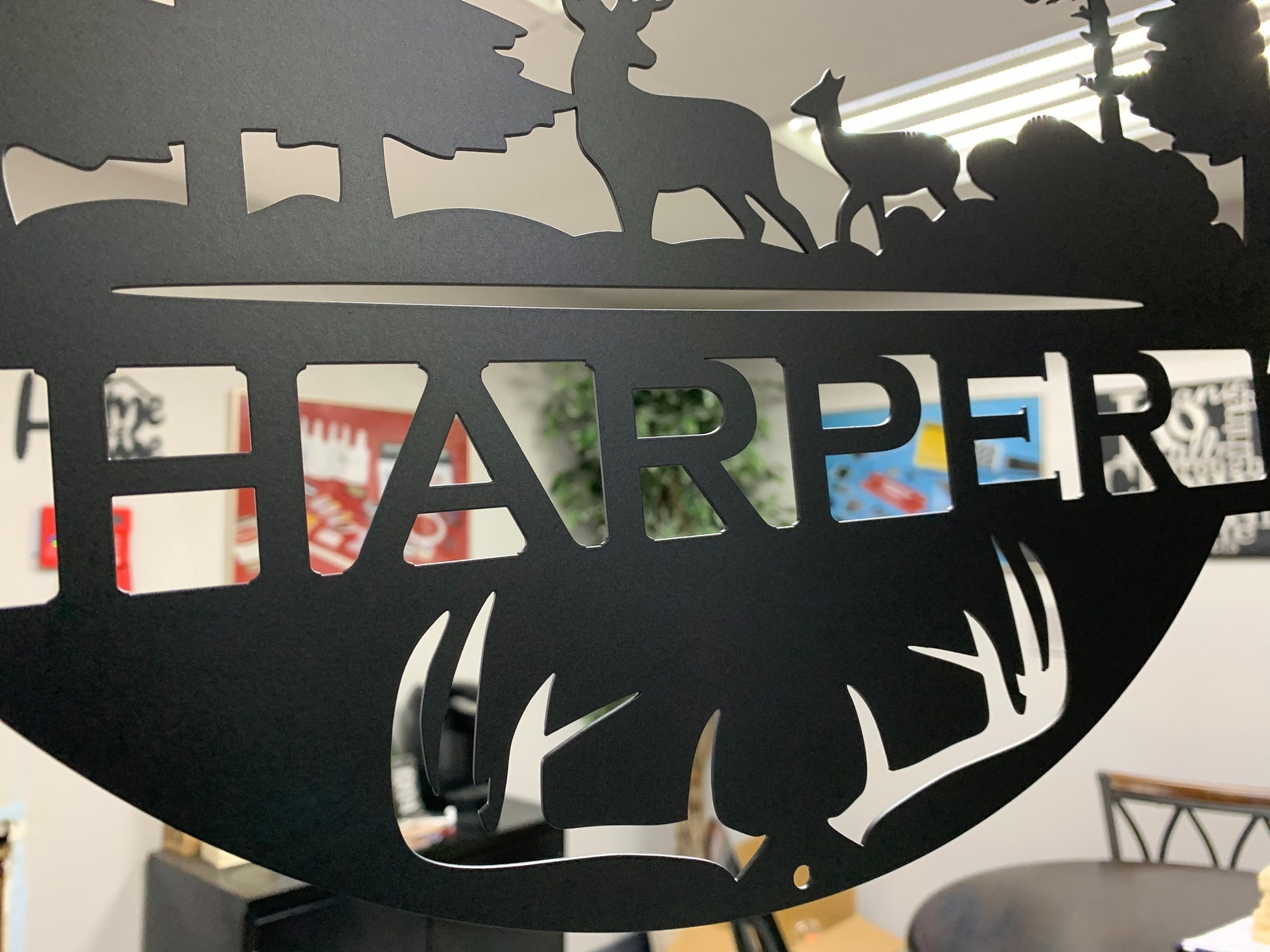 Custom Metal Hunting Sign | Etsy