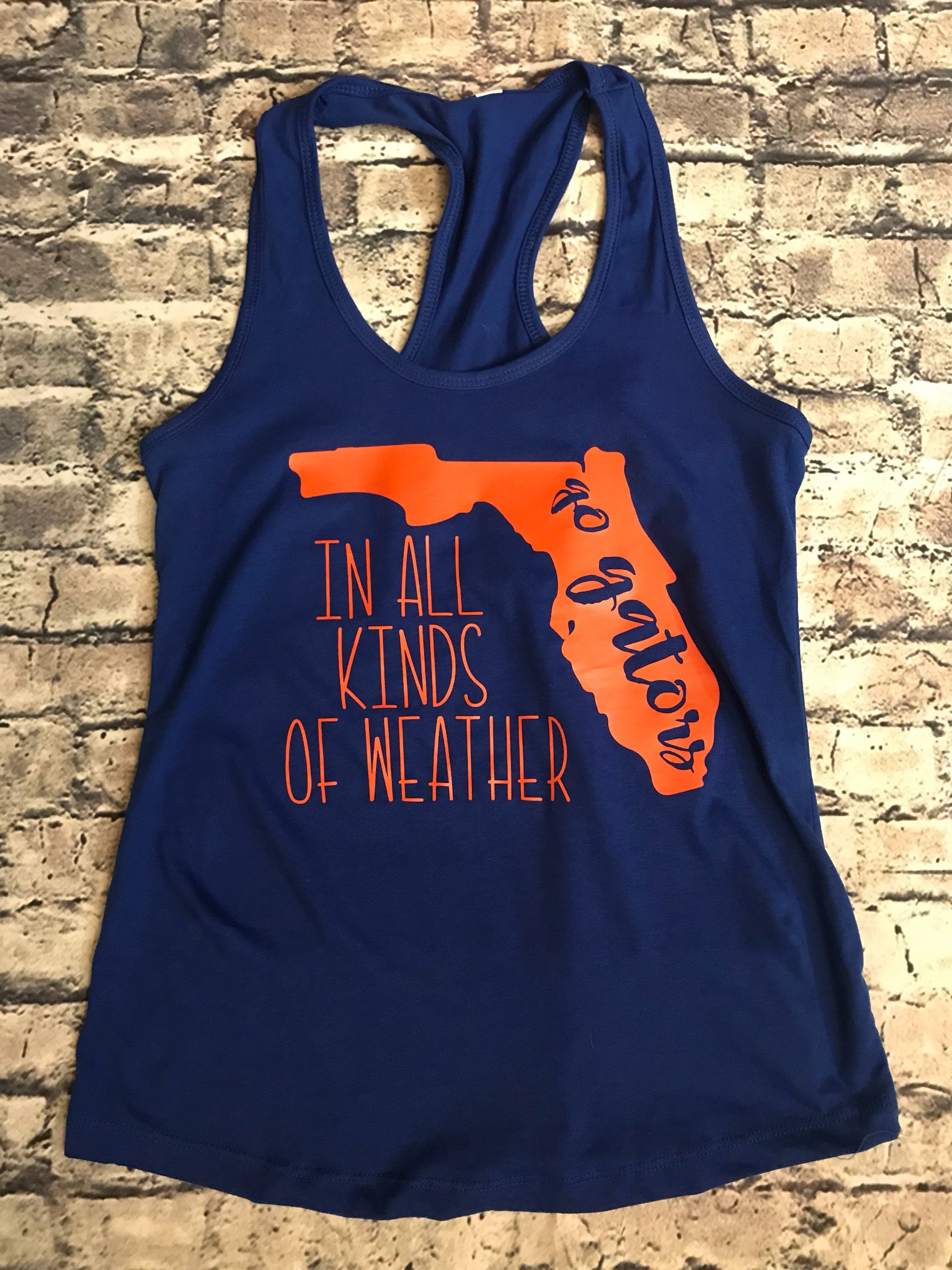In All Kinds of Weather | Florida Gators Tank Top | Ladies Racerback ...