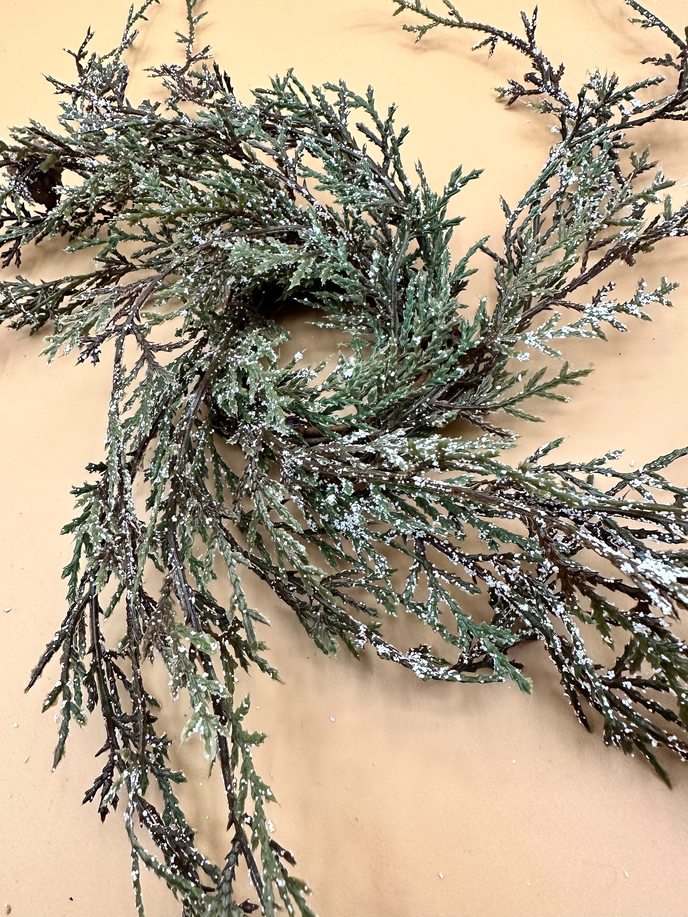 Weeping Cedar Candle Ring - Etsy