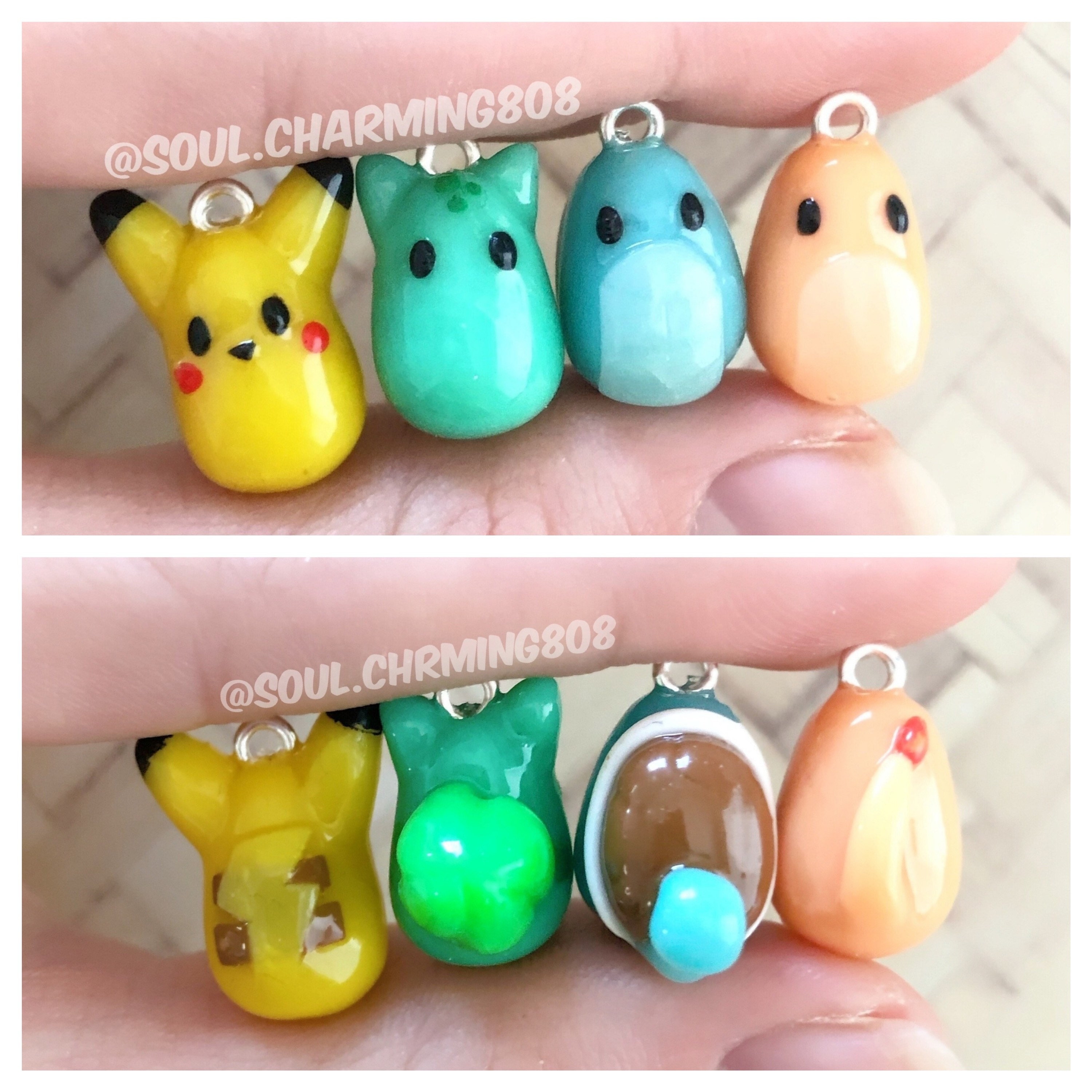 Clay Pokemon Charms