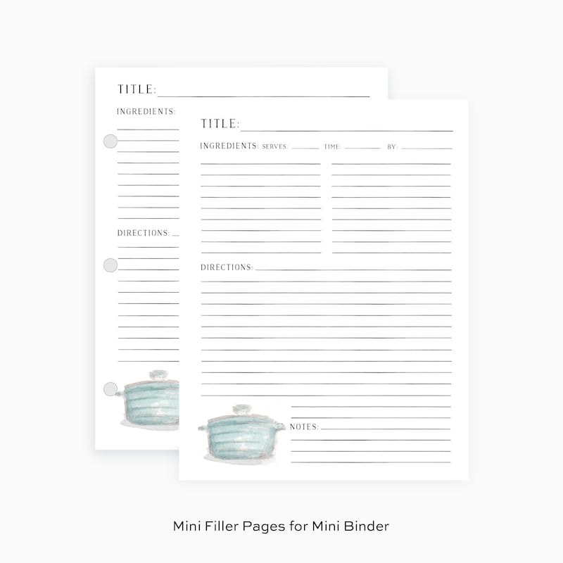 Minis Binders - Etsy UK