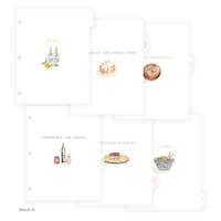 Printable Recipe Binder Pages | 8.5x11 & A4 | Minimalist Printable ...