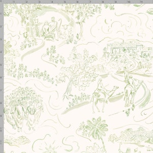 Christmas Wrapping Paper - Nativity Toile, Holiday Gift Wrap ...