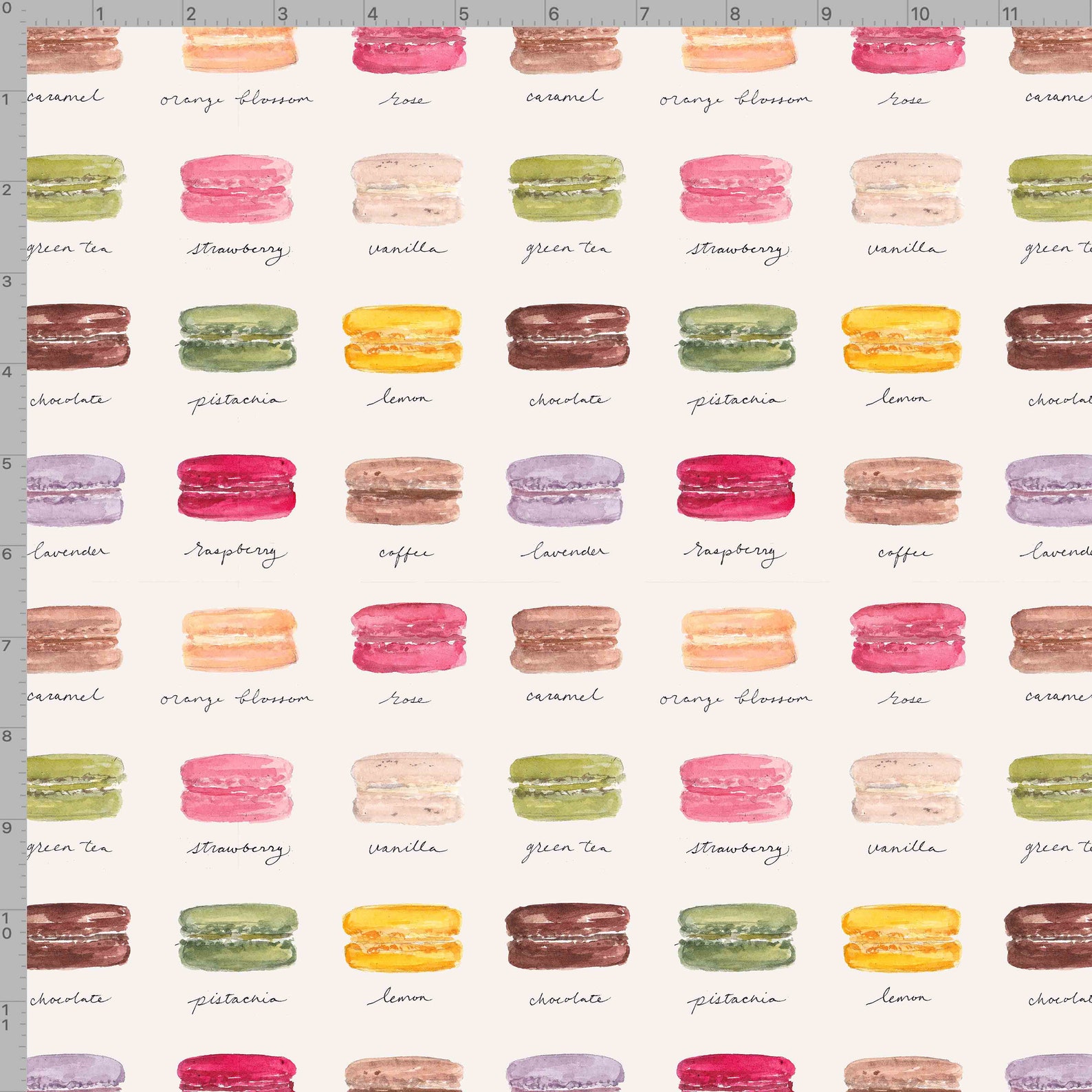 Wrapping Paper Macarons Wrapping Paper Macaron Flavors | Etsy