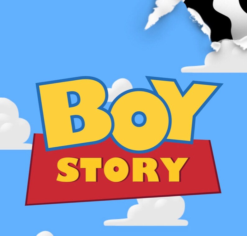 Boy Story Backdrop | Etsy