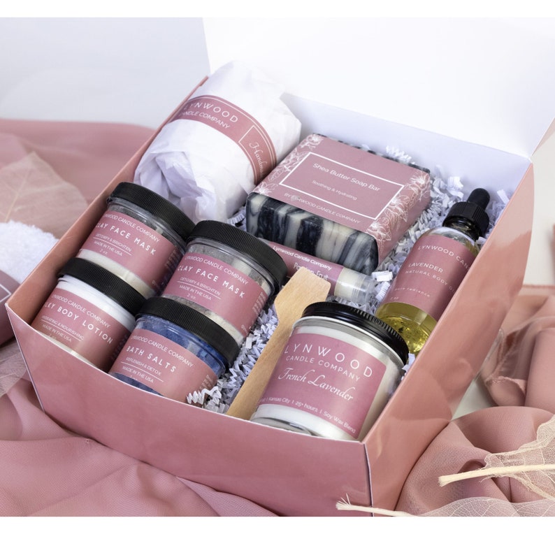 Organic Spa Gift Set for Women Gift Mom Spa Gift Basket Spa - Etsy