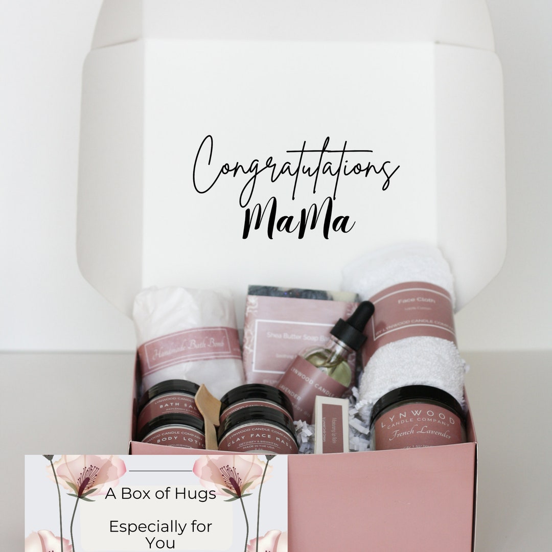 Congratulations Pregnancy Gift Box, Baby Congratulations Gift, New ...