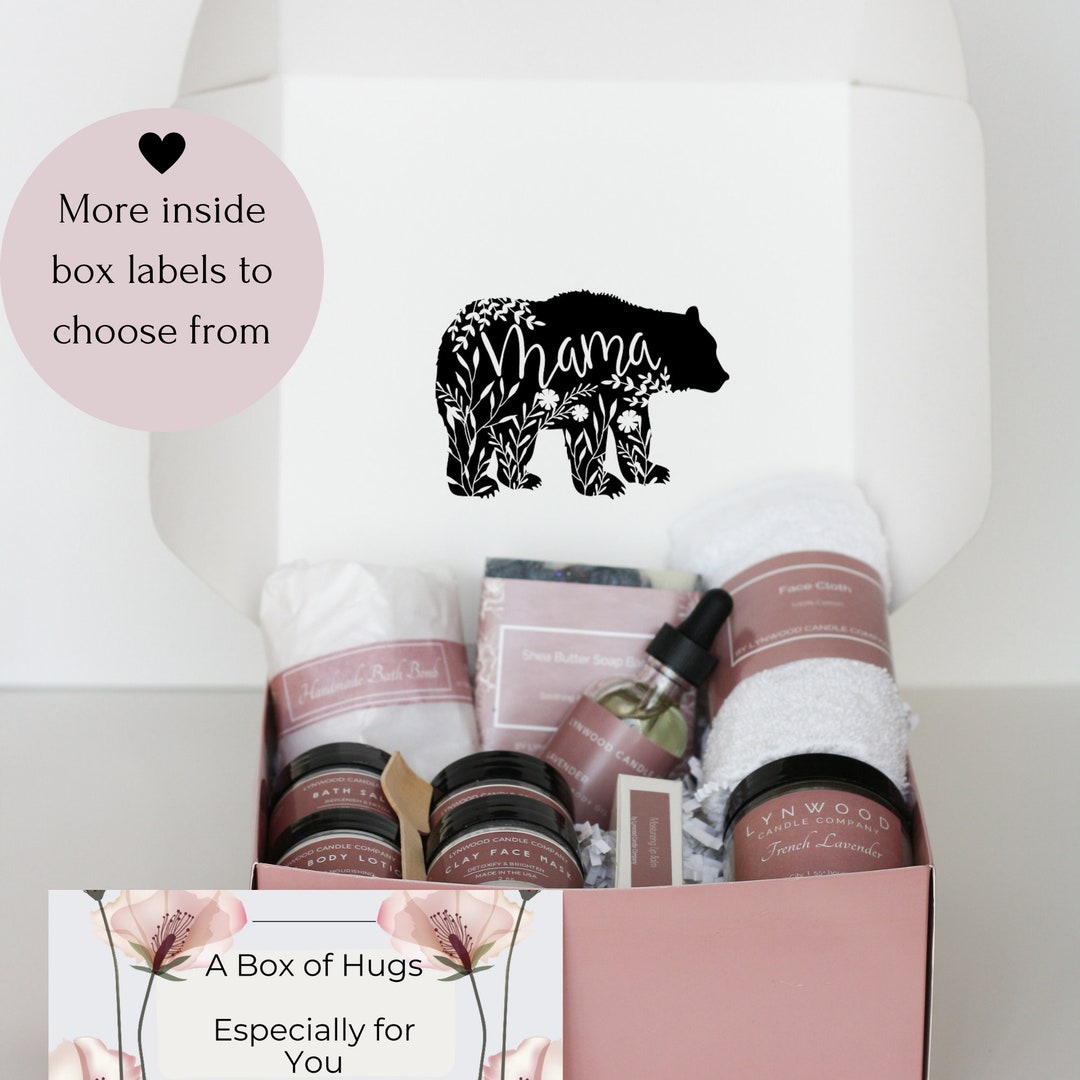 New Mom Care Package for Her, New Mom Gift Box for Friend, Pregnancy ...