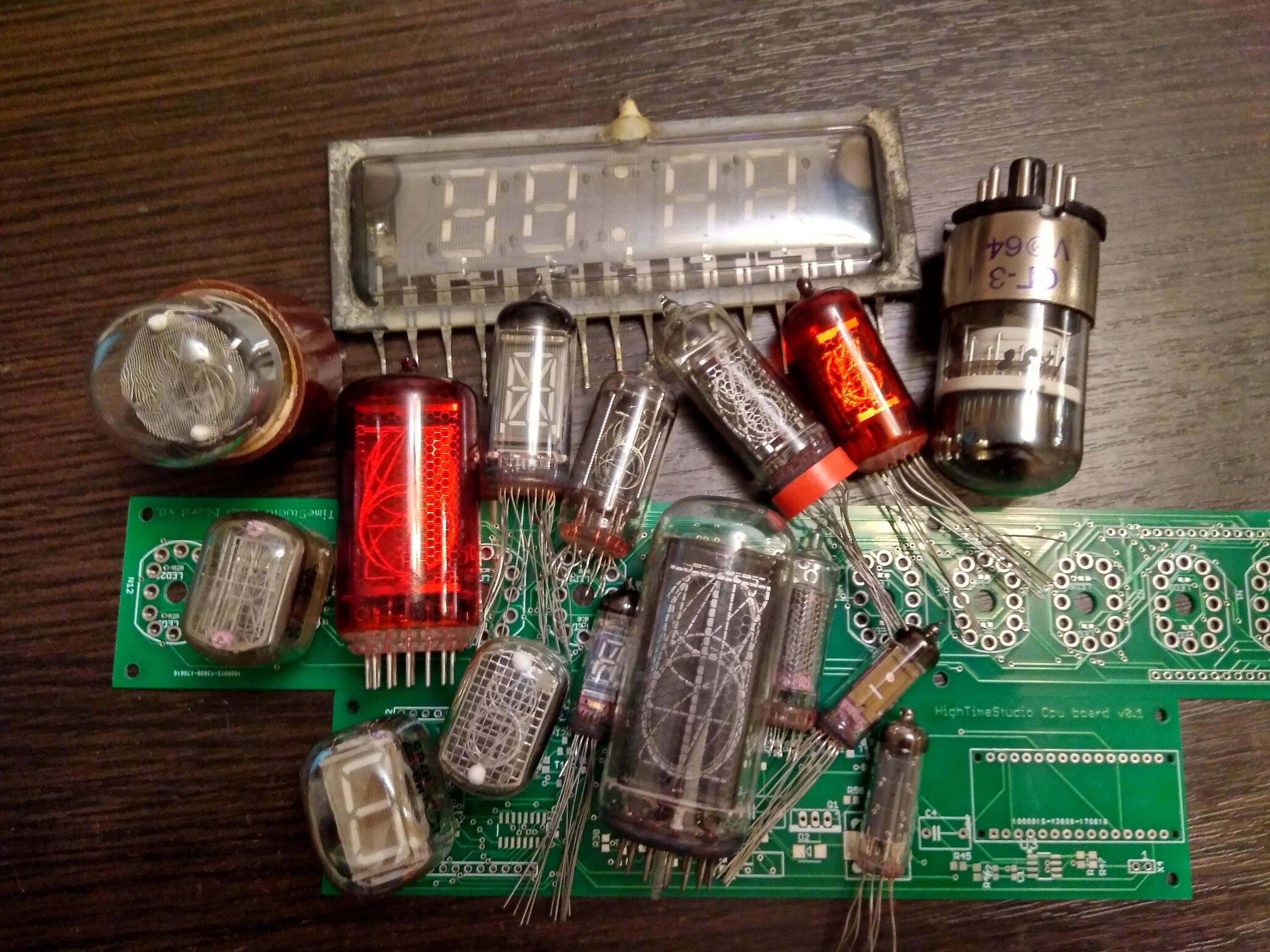 Personalized DIY Nixie/vfd Clock Kit Calendar, Thermometer, Countdown ...