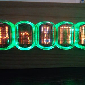 Nixie Tube Custom Sign, Vintage Tube Name Sign, Digital Sign OOAK Man ...