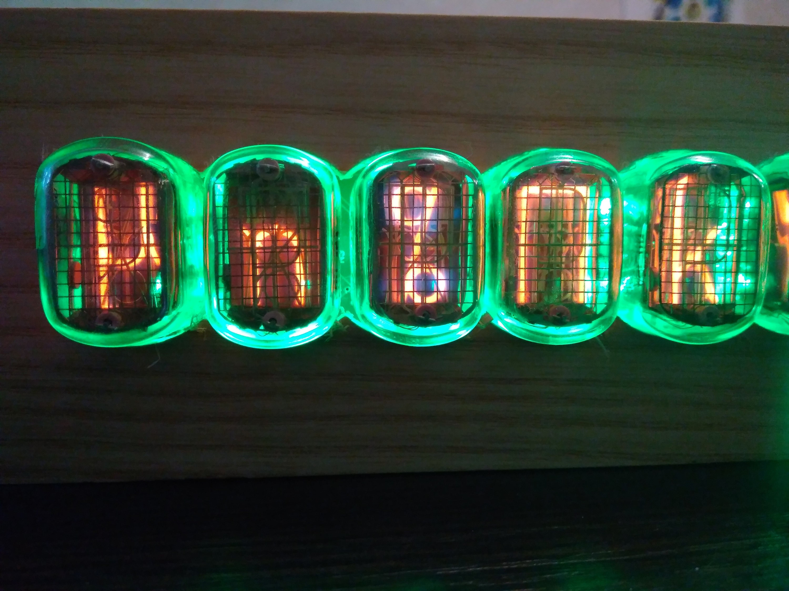 Nixie Tube Custom Sign, Vintage Tube Name Sign, Digital Sign OOAK Man ...