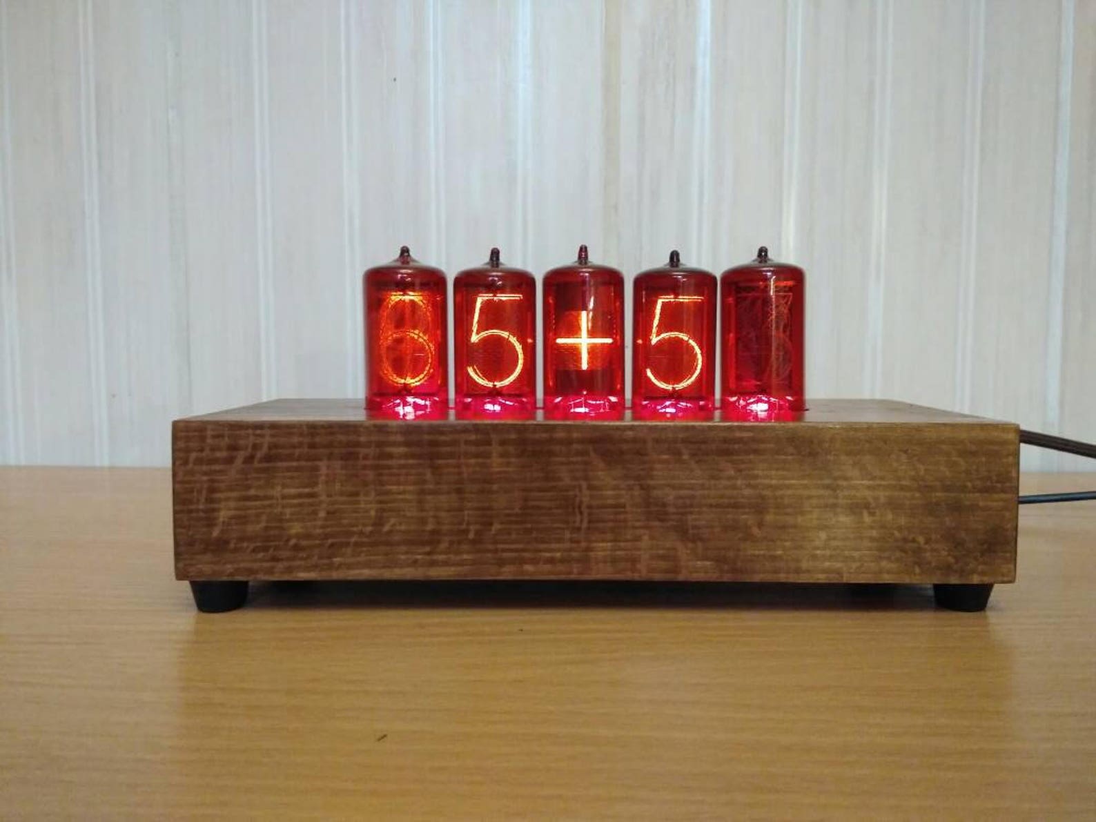 Jumbo Nixie Tubes Clock Retro Style Alarm Digital Clock | Etsy