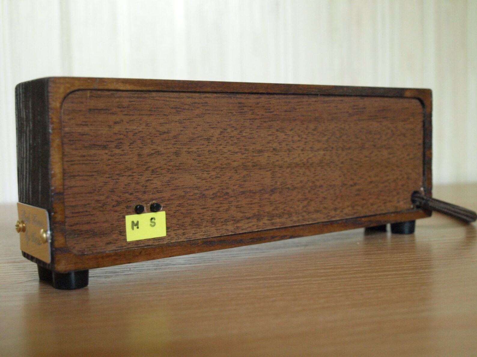 Nixie Tube Alarm Clock Wood Nixie Tube Clock Digital Alarm Clock Man ...