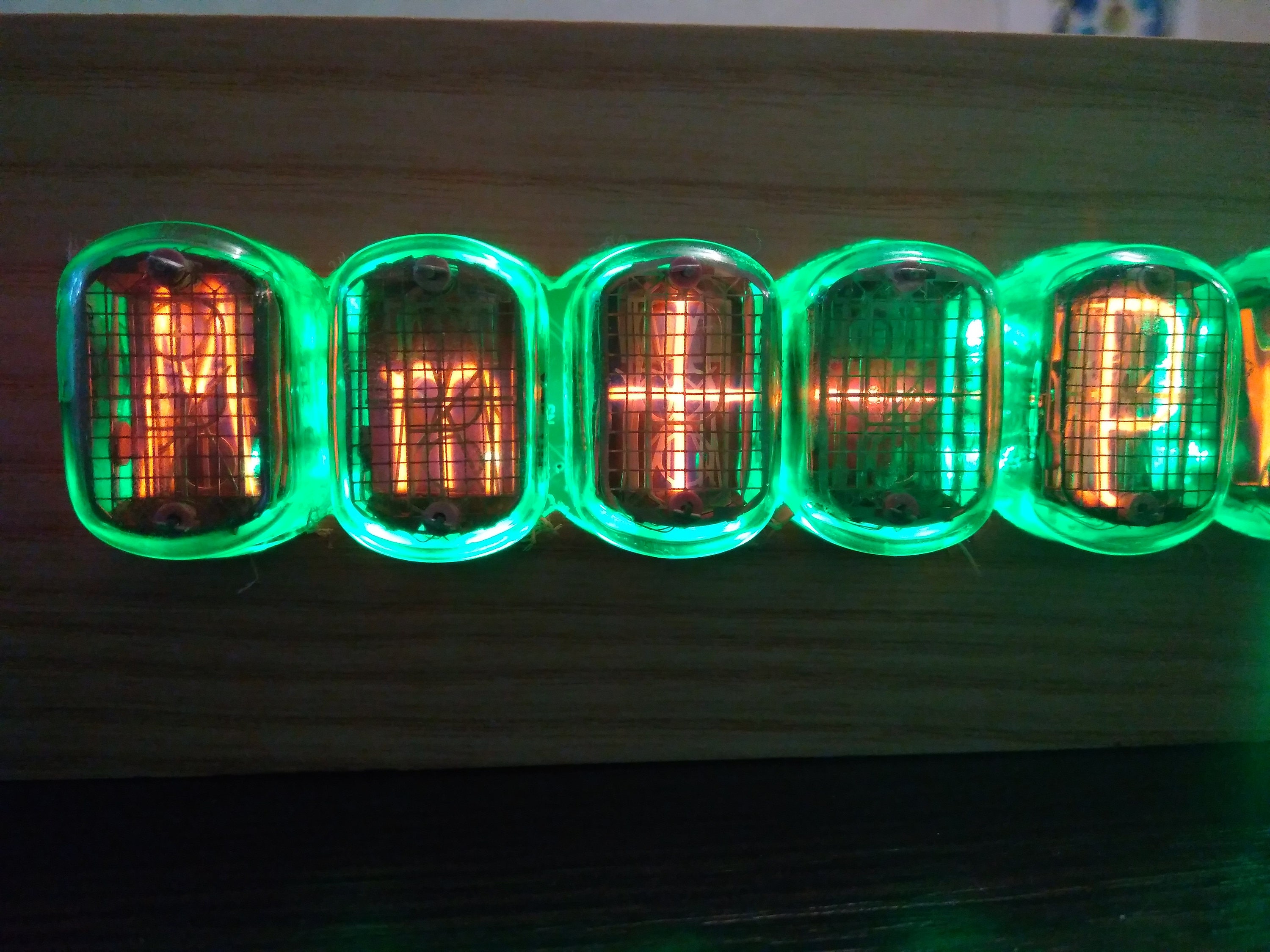 Nixie Tube Custom Sign, Vintage Tube Name Sign, Digital Sign OOAK Man ...