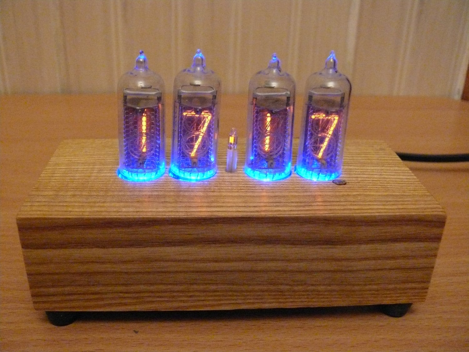 Solid Wood Nixie Tube Countdown Timer Alarm Escape Room Prop Vintage ...