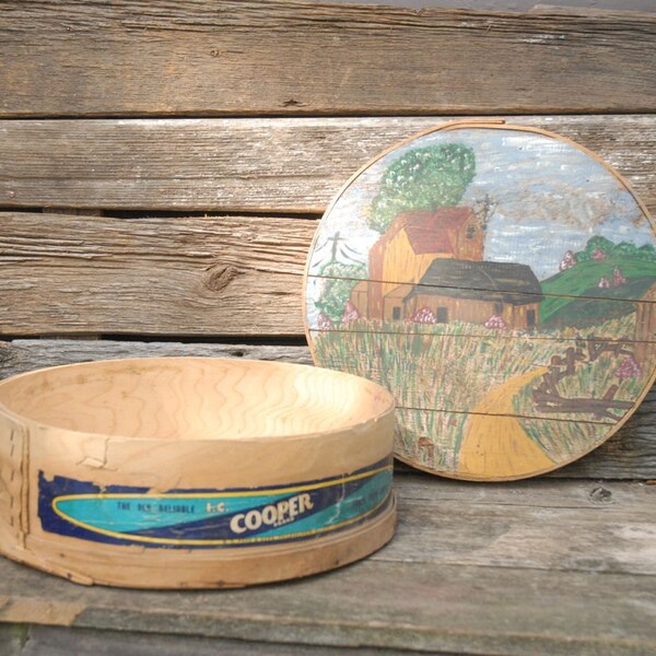 Vintage Cheese Box - Etsy