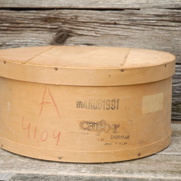 Vintage Cheese Box - Etsy