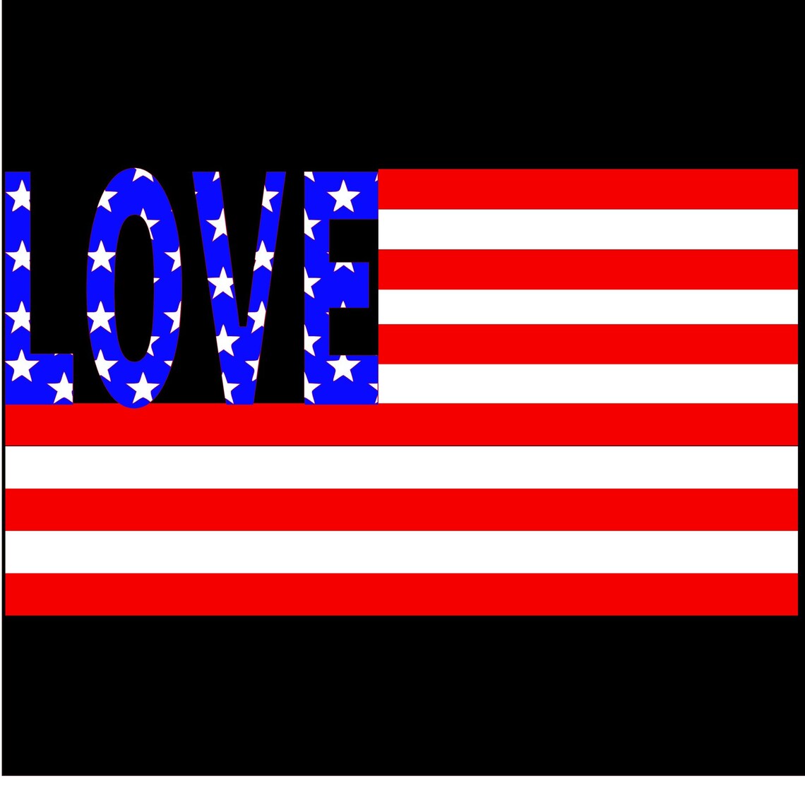 Instant Digital Download USA Love Flag Svgjpeg - Etsy