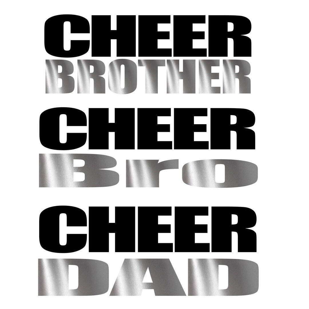 Cheer Bro Dad Digital Download - Etsy