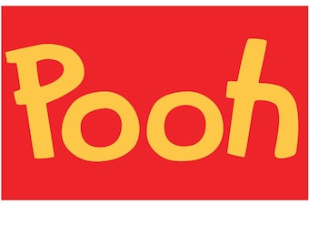 Winnie the Pooh Font | Etsy