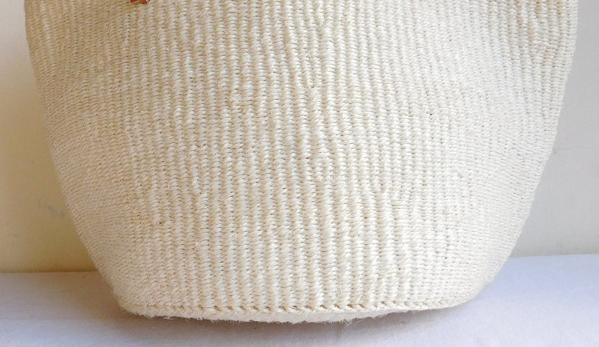 Natural Sisal Color Hand Woven Sisal Tote Bag. - Etsy