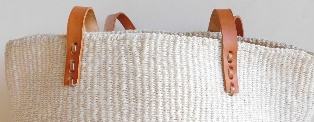 Natural Sisal Color Hand Woven Sisal Tote Bag. - Etsy