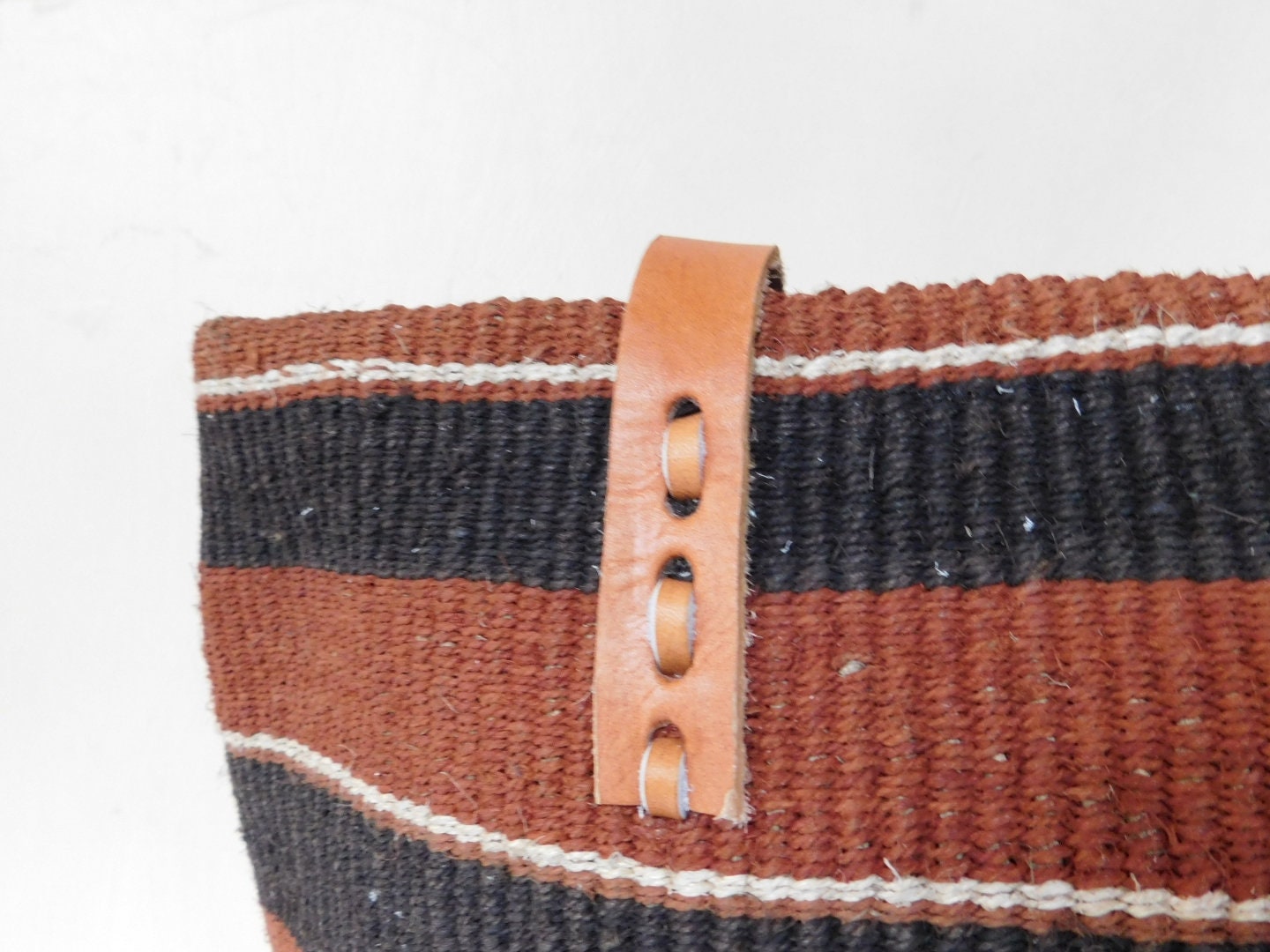 Handwoven african bag kiondo bag | Etsy