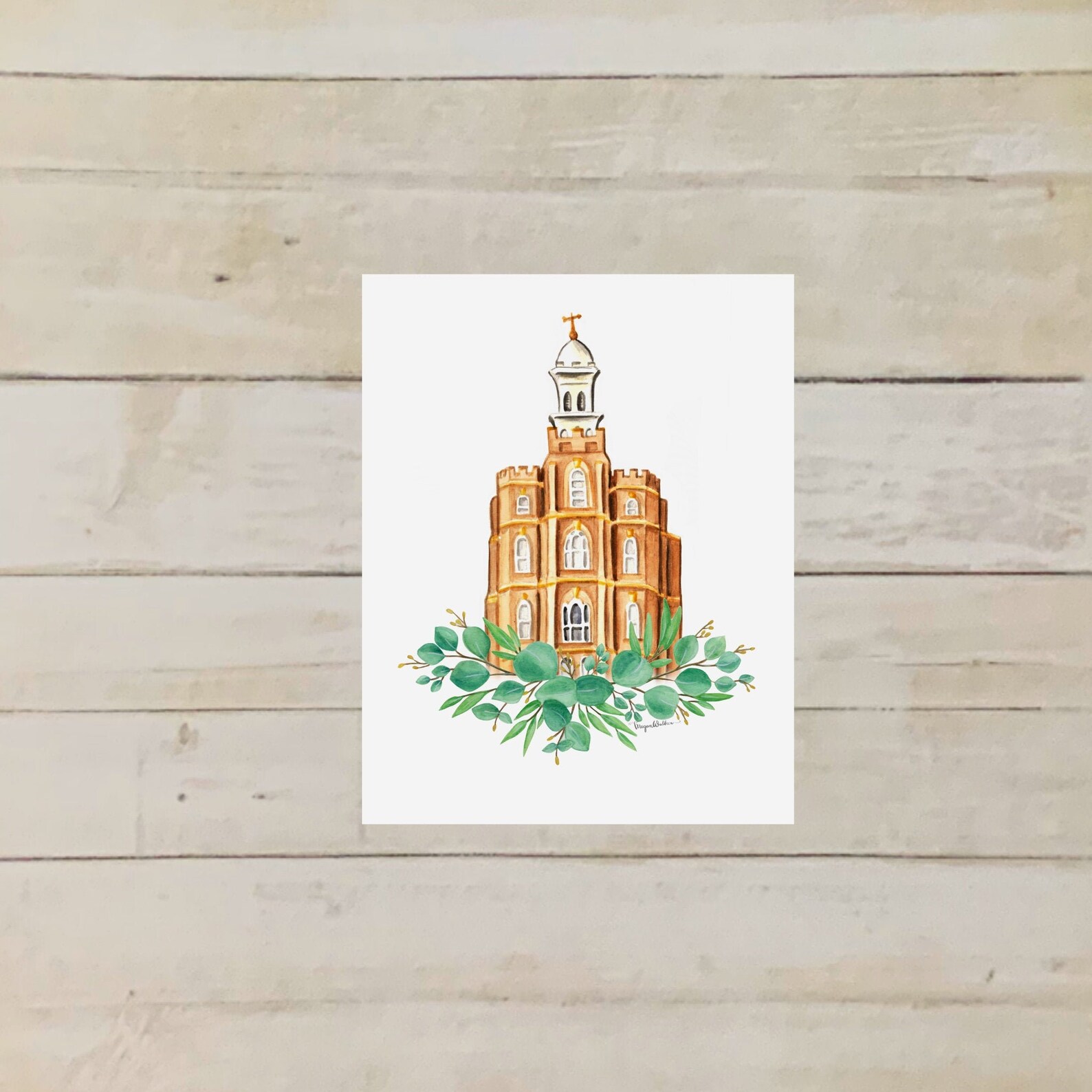 Logan Utah Watercolor Temple, LDS Temple Digital Download - Etsy