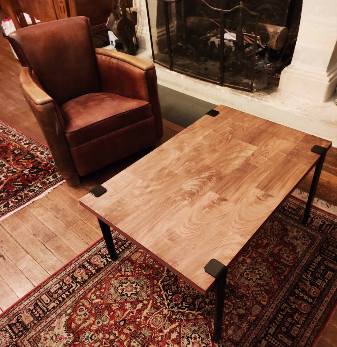 Reversible COFFEE TABLE; Wine Map; BURGUNDY Wines; Natural Wood ...