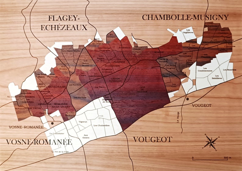 BURGUNDY Wines, Vosne-romanée, Vougeot, Chambolle-musigny, Flagey ...