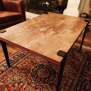 Reversible COFFEE TABLE; Wine Map; BURGUNDY Wines; Natural Wood ...