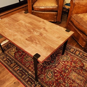 Reversible COFFEE TABLE; Wine Map; BURGUNDY Wines; Natural Wood ...