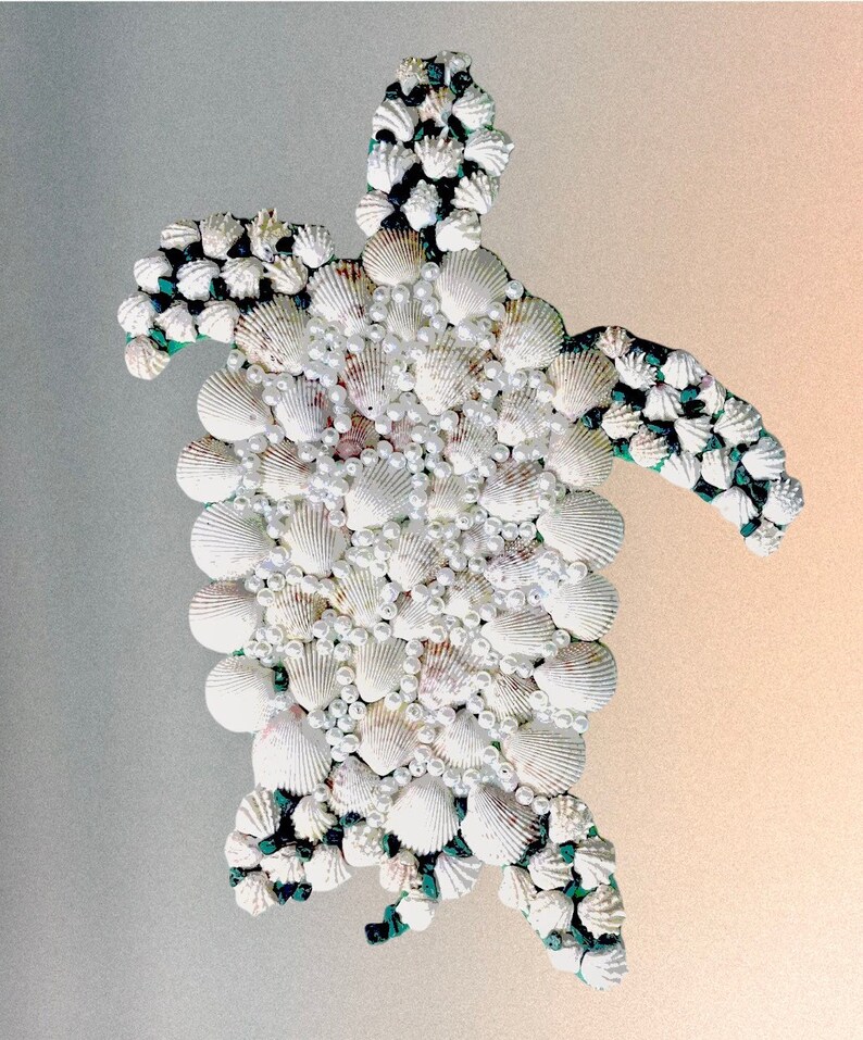 Sea Turtle Decor Sea Turtle Gifts Sea Turtle Art Shell - Etsy