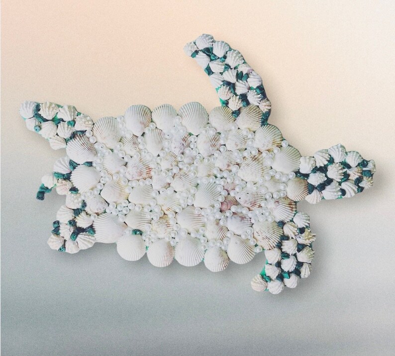 Sea Turtle Decor Sea Turtle Gifts Sea Turtle Art Shell - Etsy