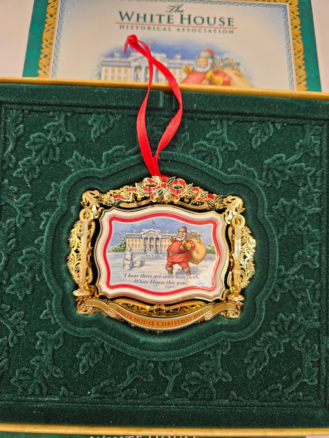 White House Christmas the White House Historical Association Ornament ...