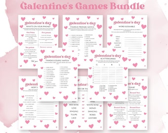 Galentines Day Games Pack Virtual Activities for Ladies Night Bundle ...