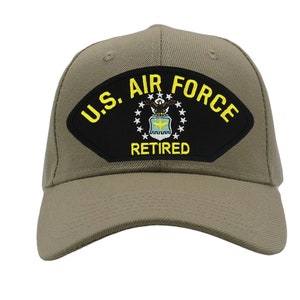 US Air Force Retired Ball Cap - Choose Your Color - Etsy