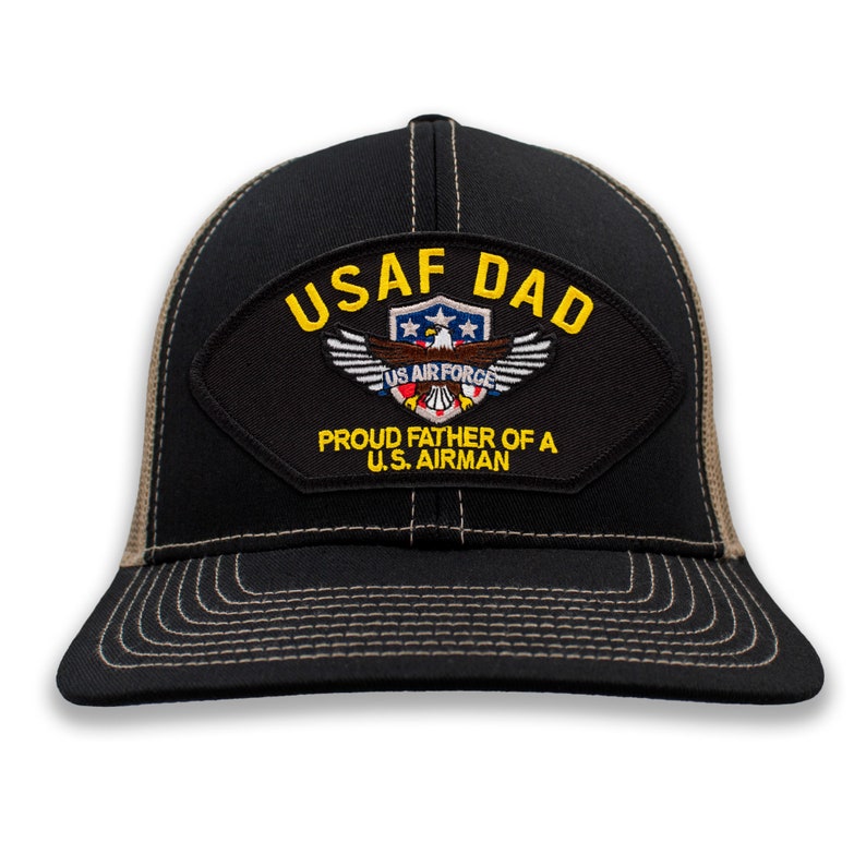 USAF Air Force Dad - Proud Father of a US Airman - Embroidered Patch on ...