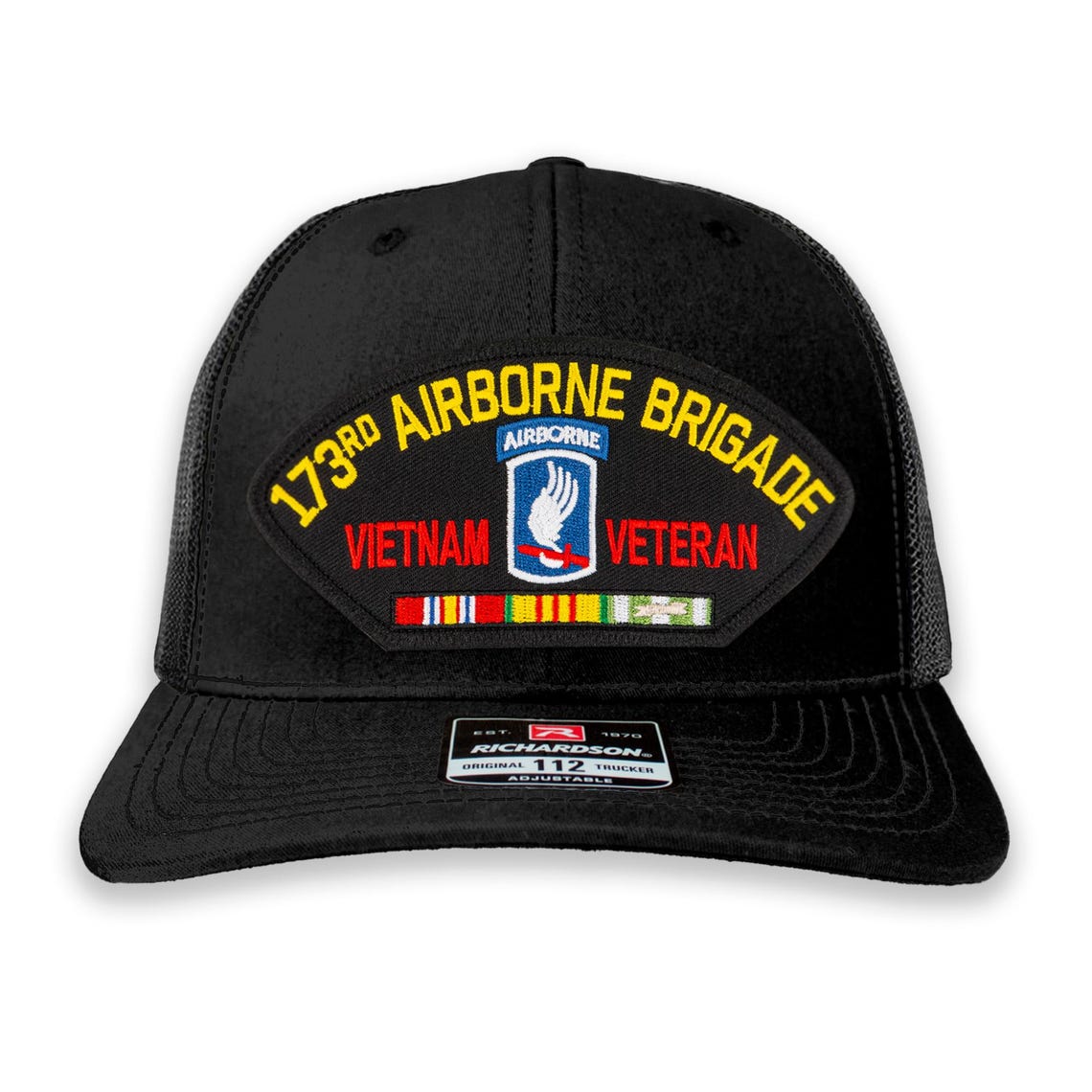 US Army 173rd Airborne Brigade - Vietnam Veteran Hat - Richardson ...