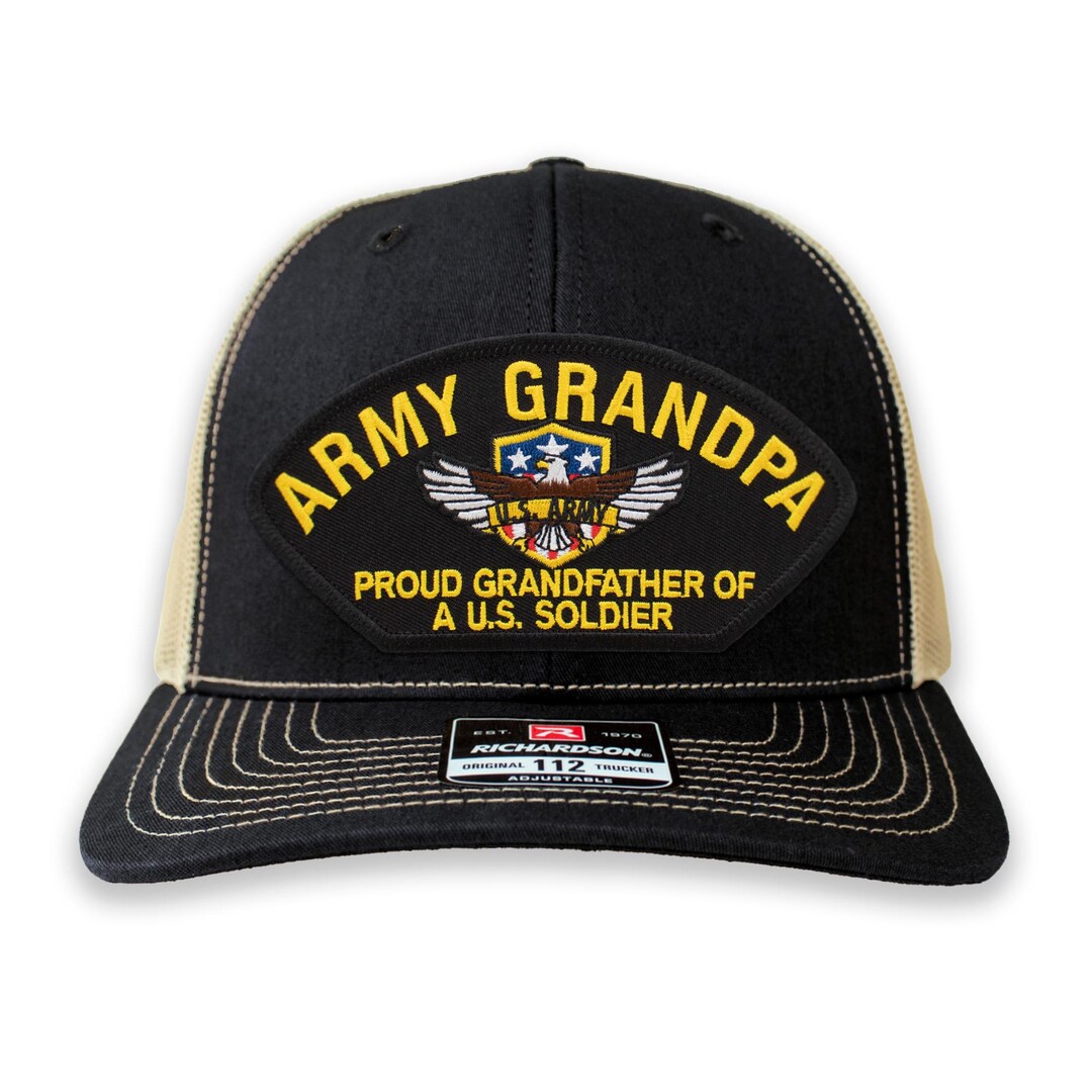 Army Grandpa - Proud Grandfather of a US Soldier Ball Cap – Richardson ...