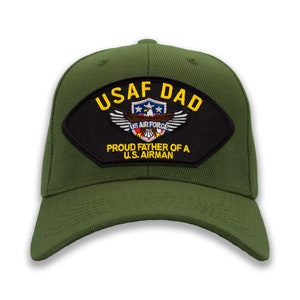 USAF Air Force Dad - Proud Father of a US Airman Ball Cap - Richardson ...