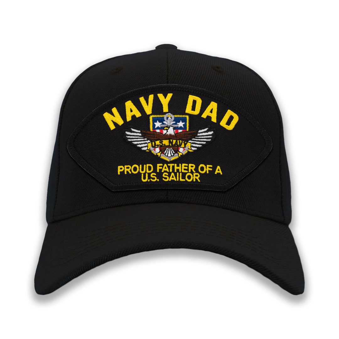 Navy Dad - Proud Father of a US Sailor - Ball Cap - Choose Your Color ...