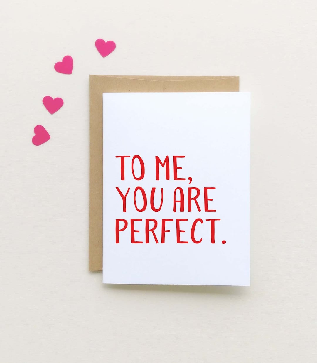To Me You Are Perfect | You're Perfect Card | Card for Boyfriend ...